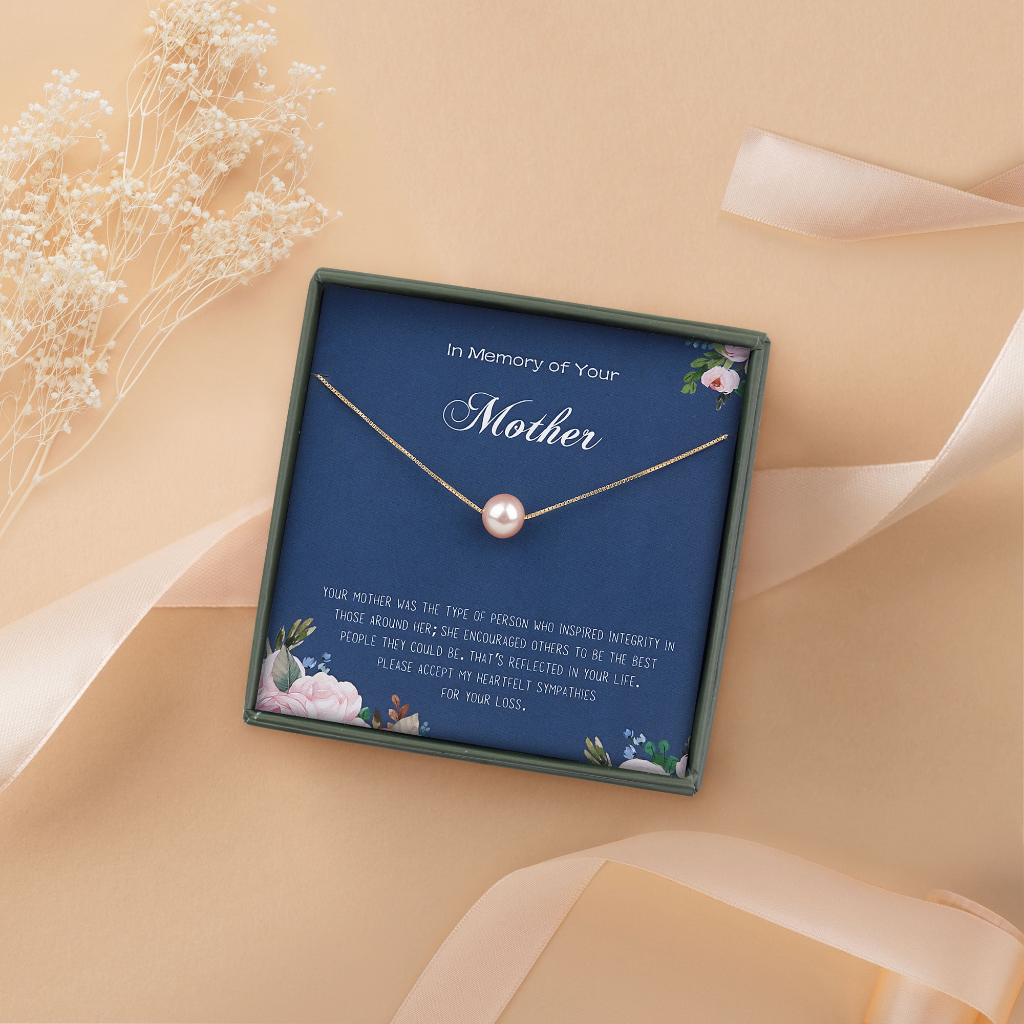 Anavia In Memory of Mom Sympathy Card Gift, Sorry for Your Loss of Mom ...