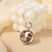 Anavia Personalized Photo Keychain Custom Engraved Birth Flower Picture ...