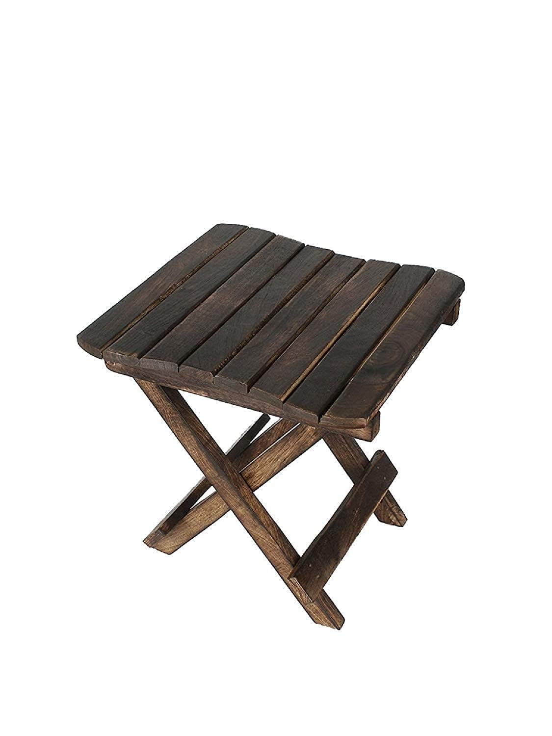 Anaya Afroz Wooden Folding Bed Side Tableend TableOutdoor TableCoffee ...