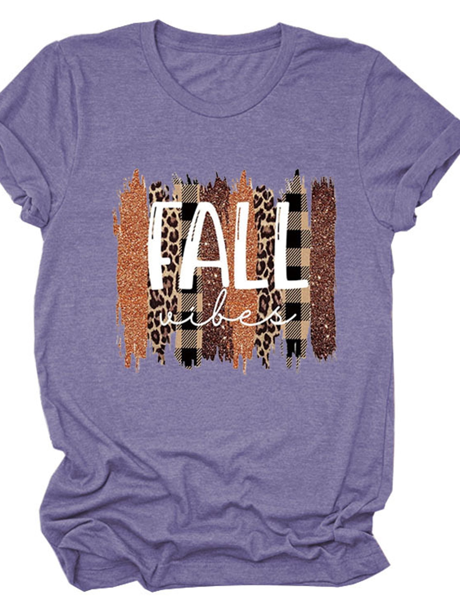 Anbech It's Fall Yall Women Shirt Halloween Casual Tshirts Pumpkin ...