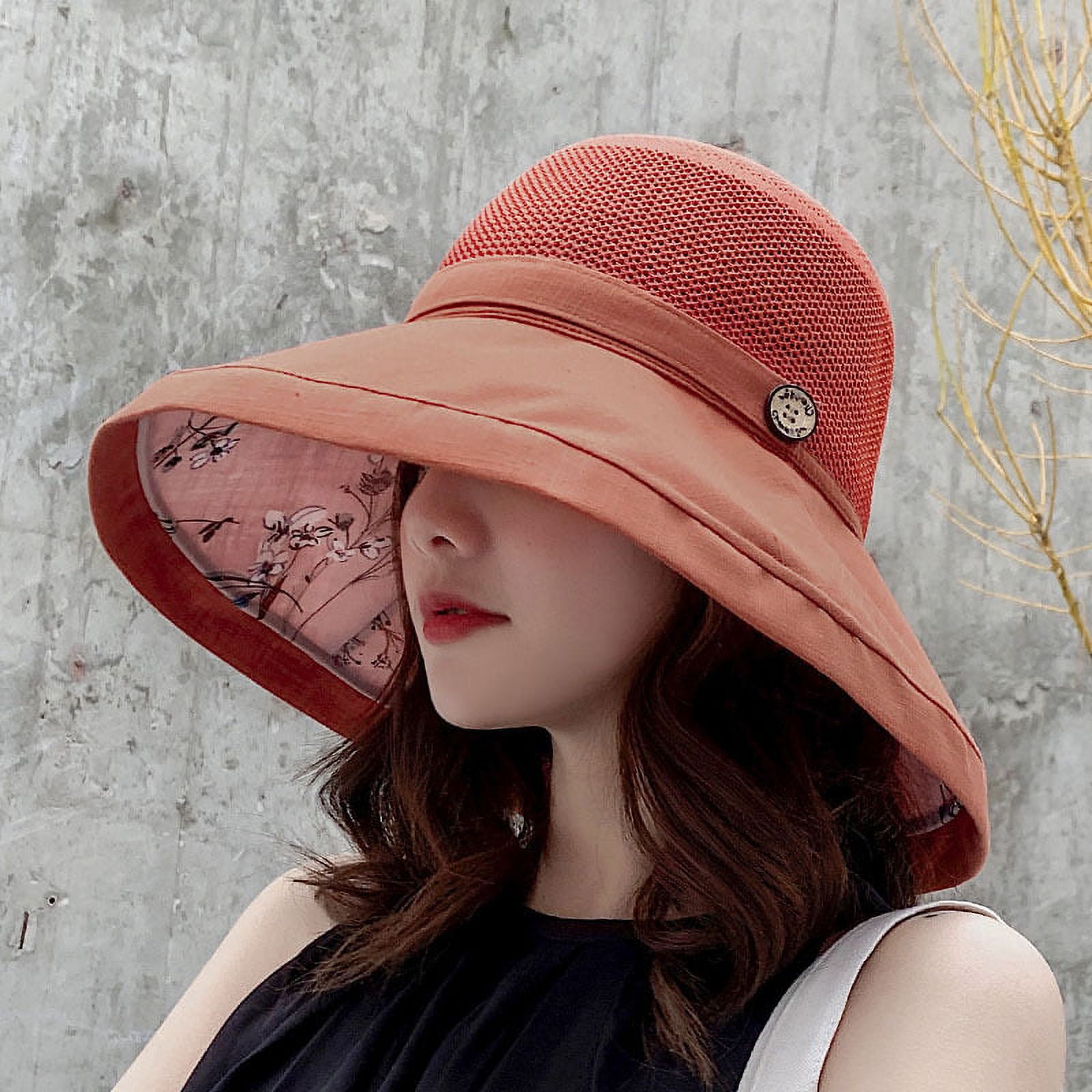 Anbech Summer Hats for Women Mesh Sun Beach Hat Womens Lightweight ...