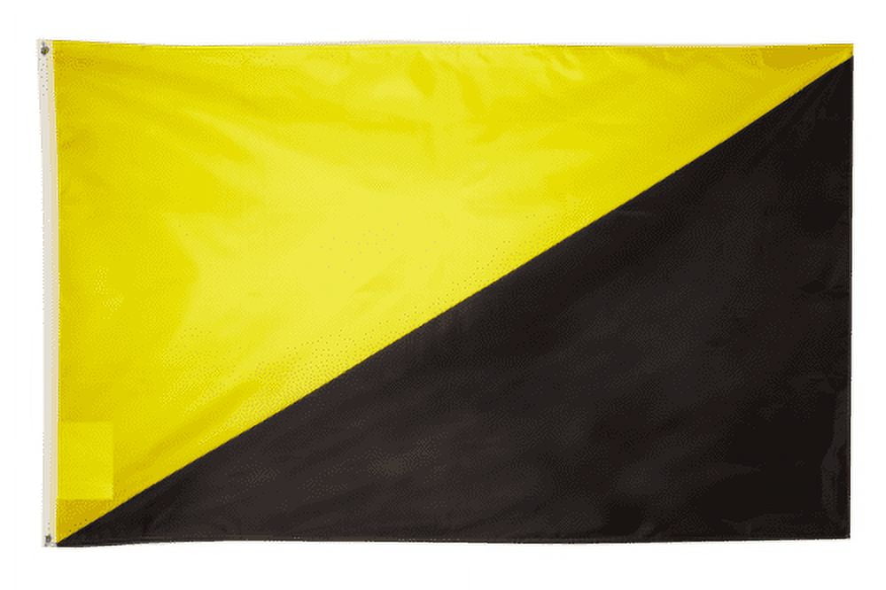 Ancap Flag 3x5 ANARCHY Banner Anarcho Capitalism Capitalist Black and ...