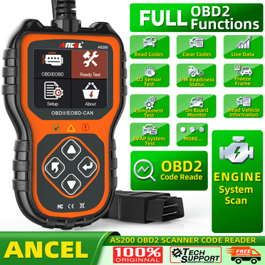 Hyper Tough HT100 Code Reader, 1996 & Newer OBD2 Vehicles, Free Fix ...