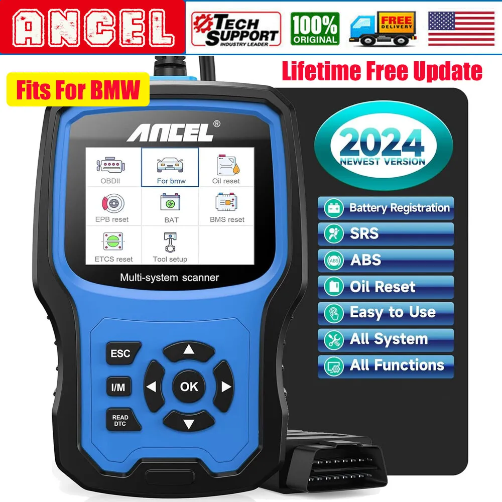Ancel BM700 OBD2 Scanner All System Diagnostic Car for BMW MINI Rolls ...