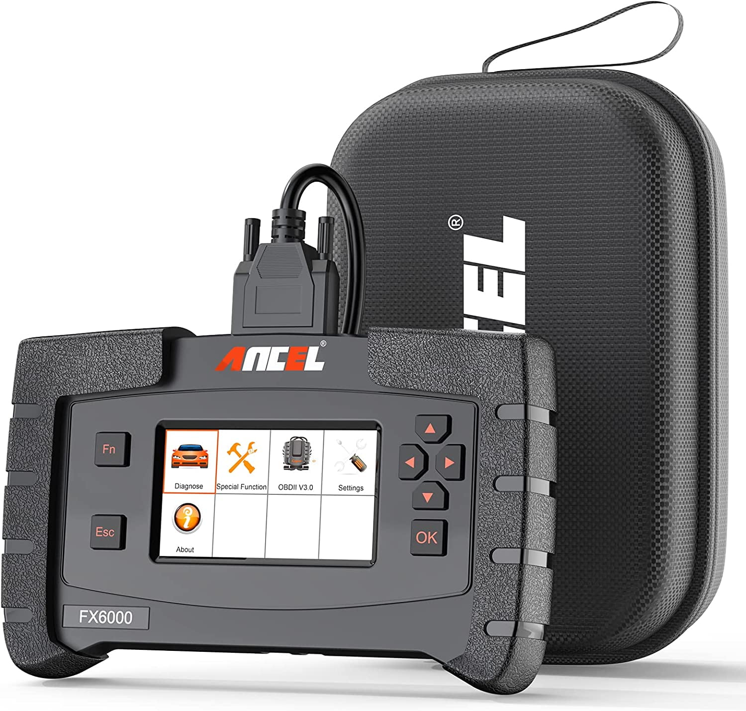 Ancel FX6000 Full Systems Diagnostic Tool Car Scanner OBDII Vehicle On ...