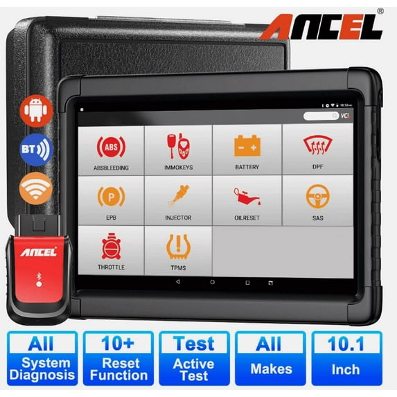 Ancel X6 Auto OBD Automotive Full Check Engine Reset Vehicle Diagnostic ...