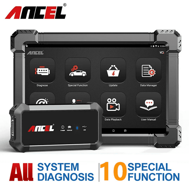 Ancel X7 OBD2 Auto Scanner Car Diagnostic Tool Full System Engine TPMS ABS EPB DPF Oil IMMO ...
