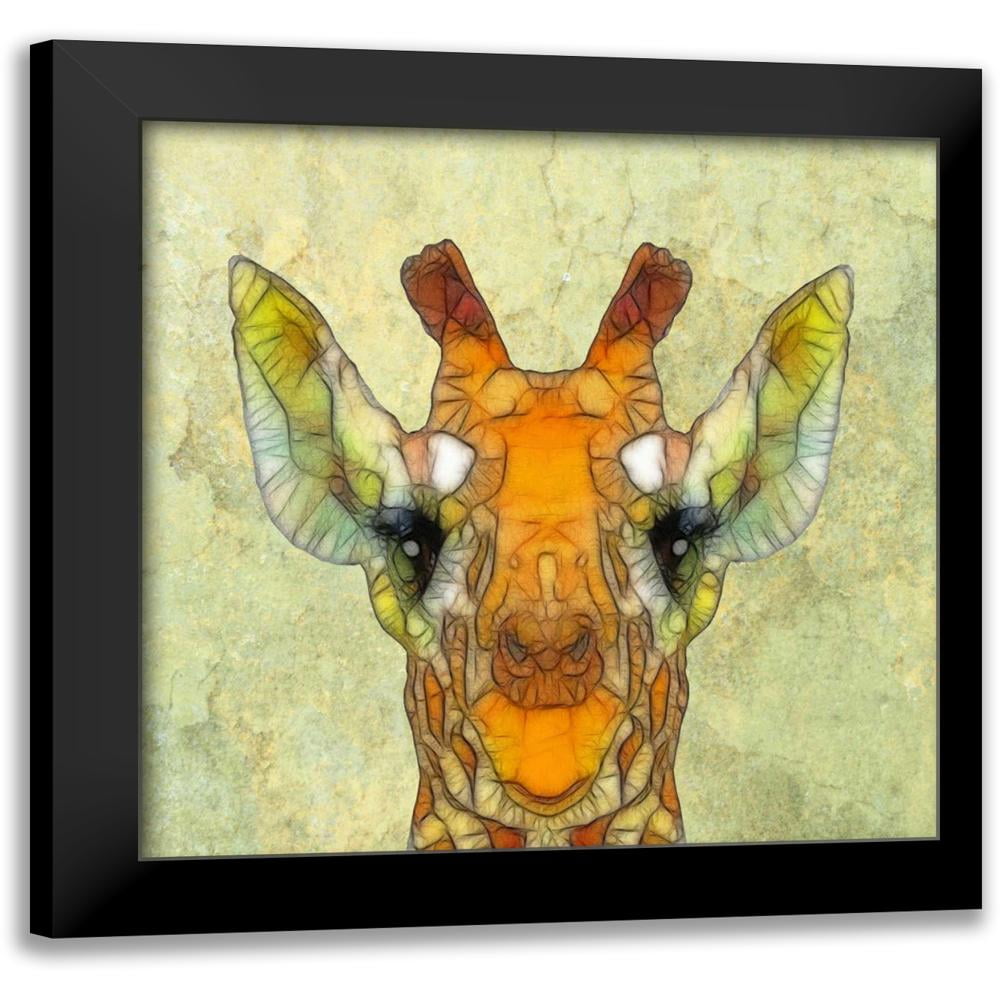 Ancello 15x15 Black Modern Framed Museum Art Print Titled - Abstract ...