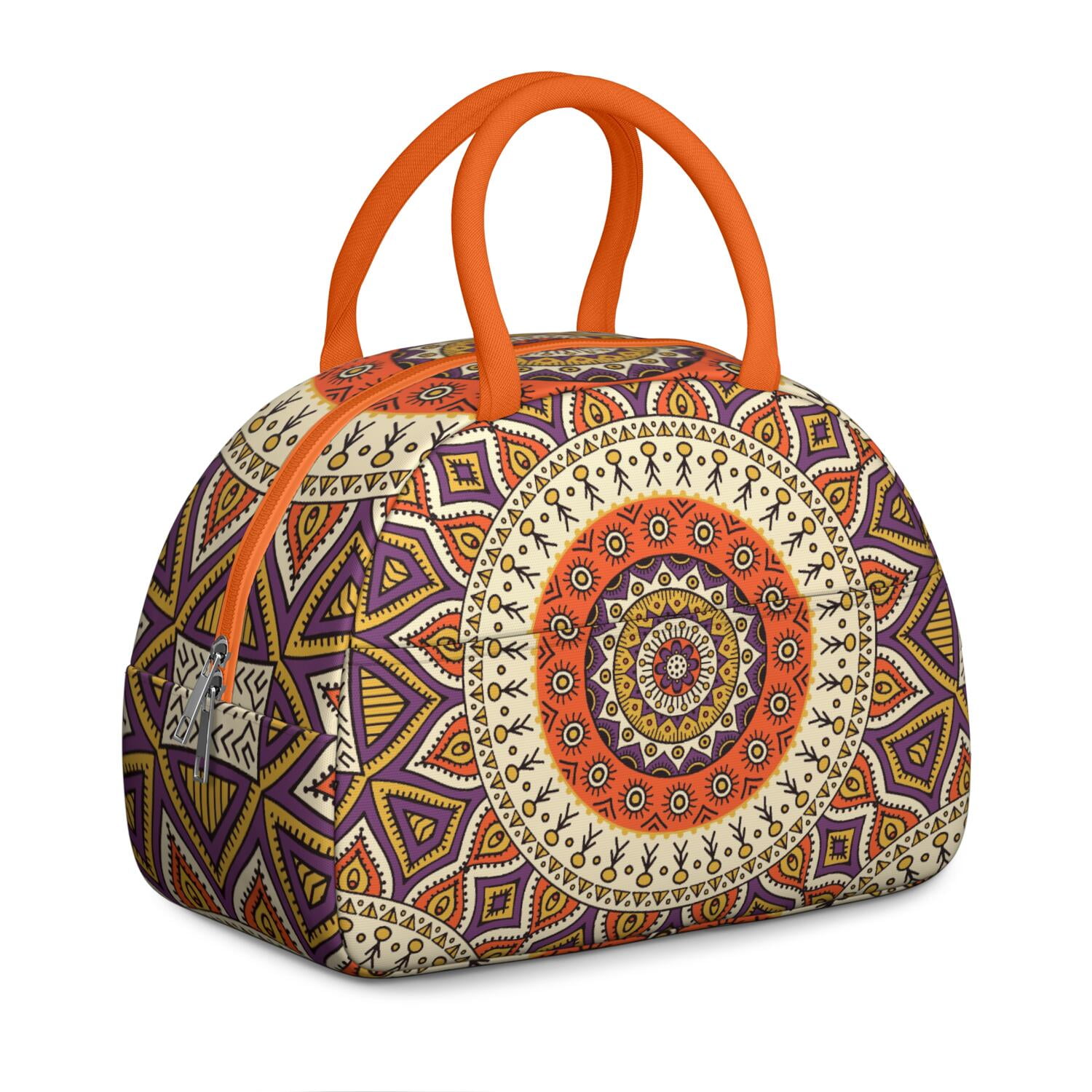 Ancestral Mandala Lunch Box - Ancient Tribal Wisdom Symbols, Insulated ...
