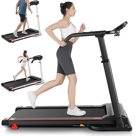 Ancheer Folding Treadmill with Incline, Treadmill with Adjustable ...