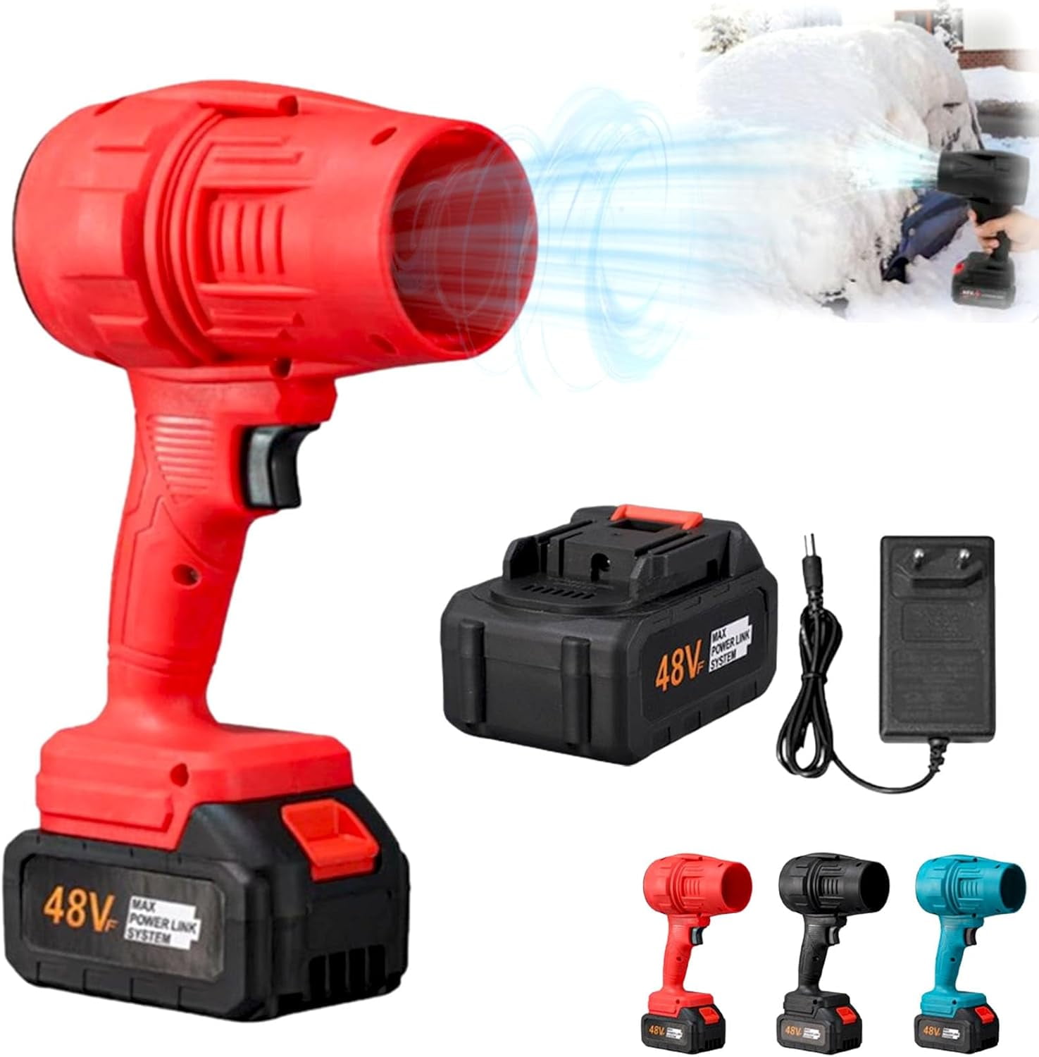 Anchester Turbo Jet Blower, Cordless Turbo Super Power Air Duster ...