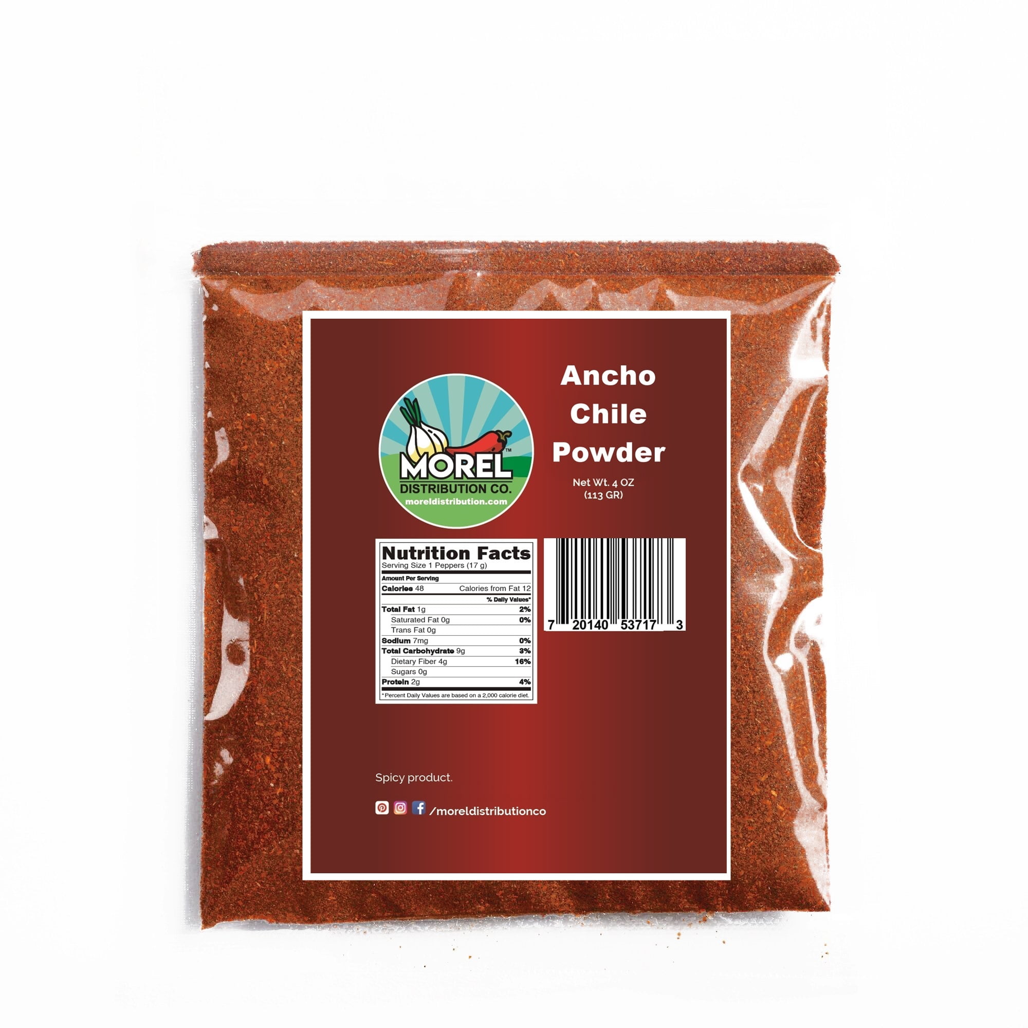 Ancho Chile Powder, Ancho Chili Ground 4 oz. - Walmart.com