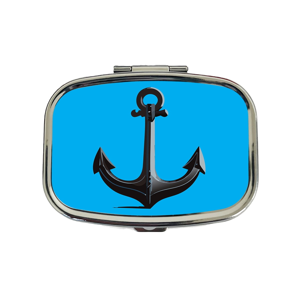 Anchor Boat Cruise Ship Sailing Small Travel Handbag Pill Box Case ...