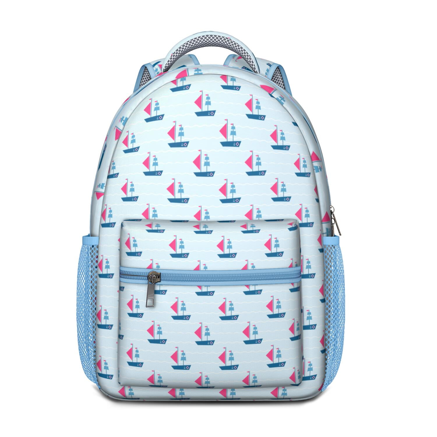 Anchor Boat Nautical Lunch Bag with Sea Seaside Coastal Marine Waves ...