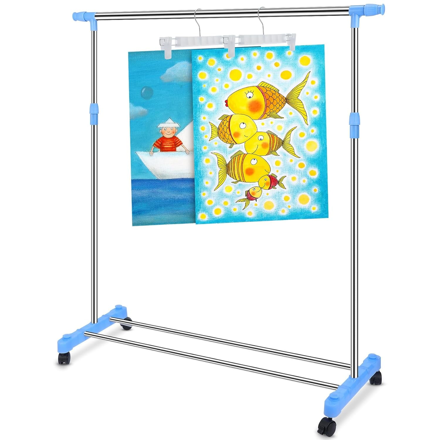 Anchor Chart Storage Rack Adjustable Blueprint Storage Vertical Poster ...