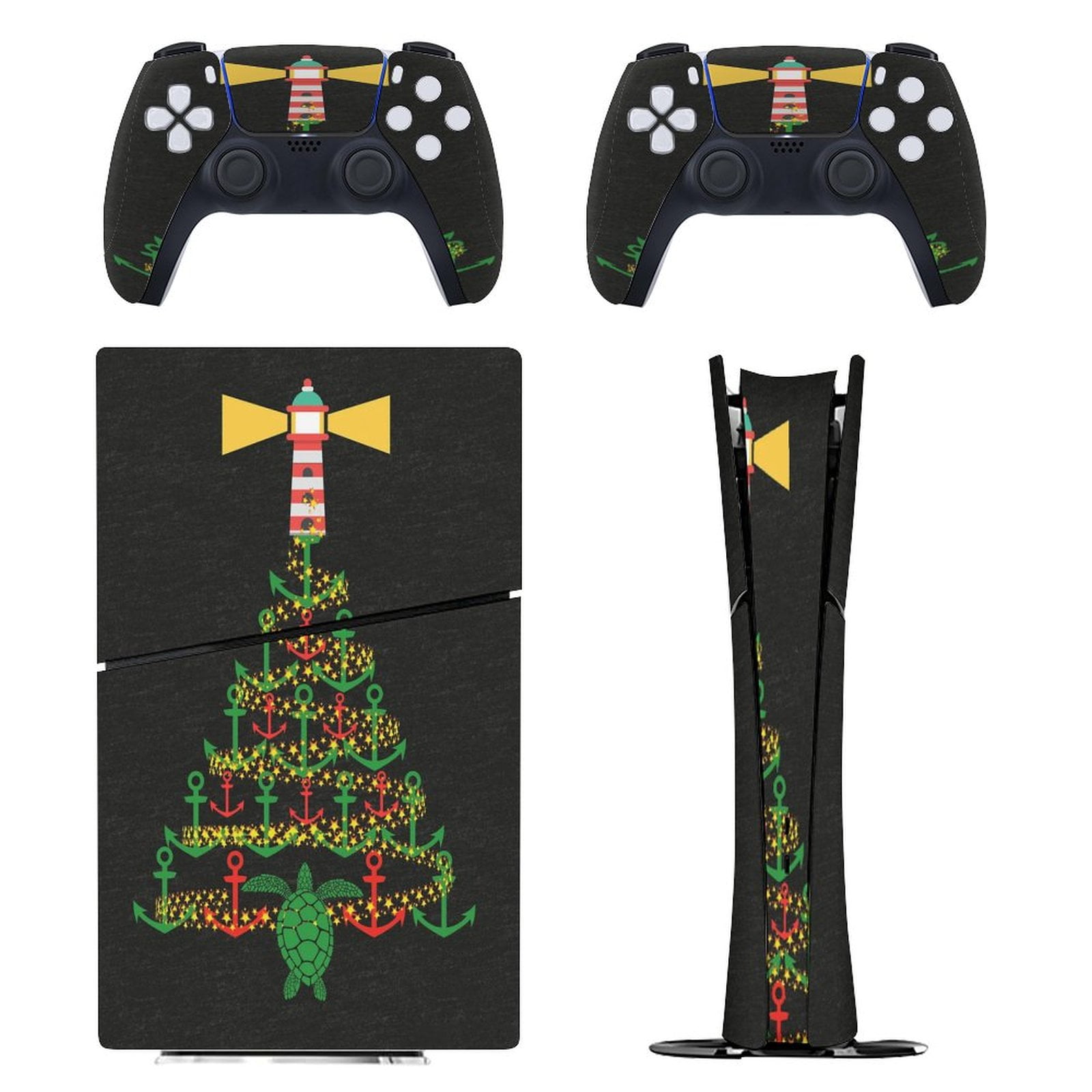 Anchor Christmas Tree PS5/PS5 Pro/PS5 Slim Digital Disc Skin Sticker ...