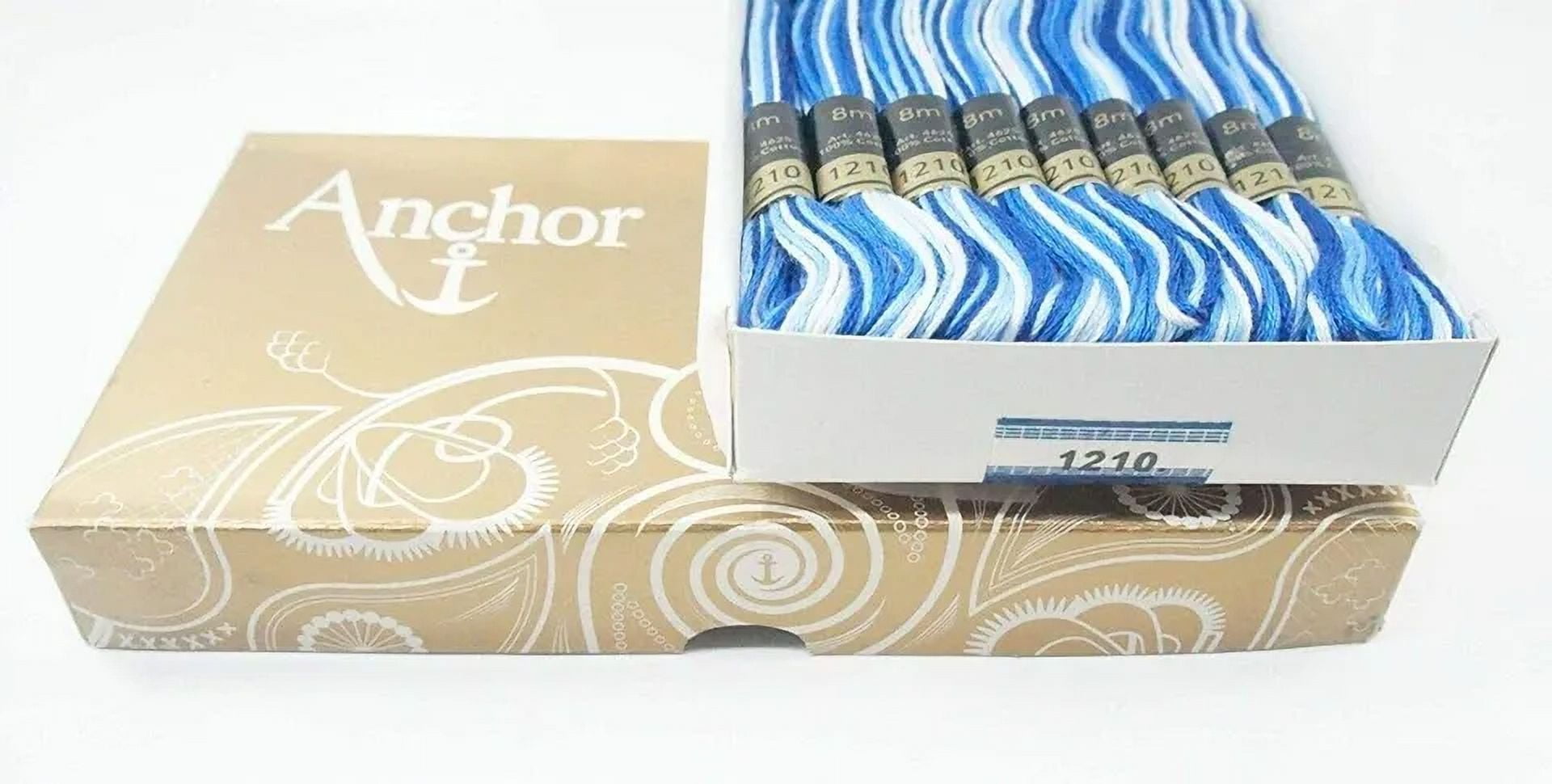 Anchor Cross Stich/Long Stich Embroidery Cotton Threads 25 Skeins ...