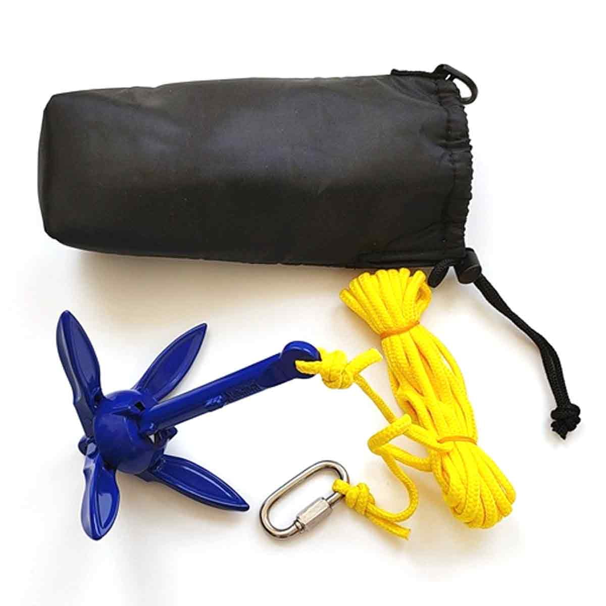 Anchor Durable Boat Anchor Folding Anchor Aluminum Anchor With Rope ...