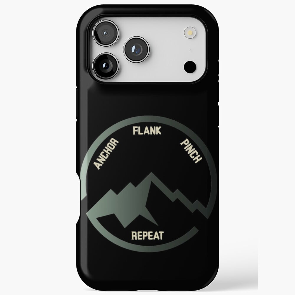 Anchor Flank Pinch Wildland Firefighter iPhone Case 17 16 15 14 13 12 ...