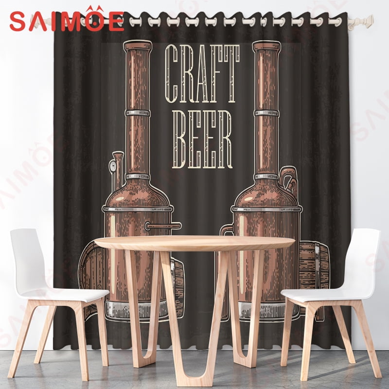 Anchor Glass Bottle Door Curtains for Doorway Privacy Closet Curtain ...