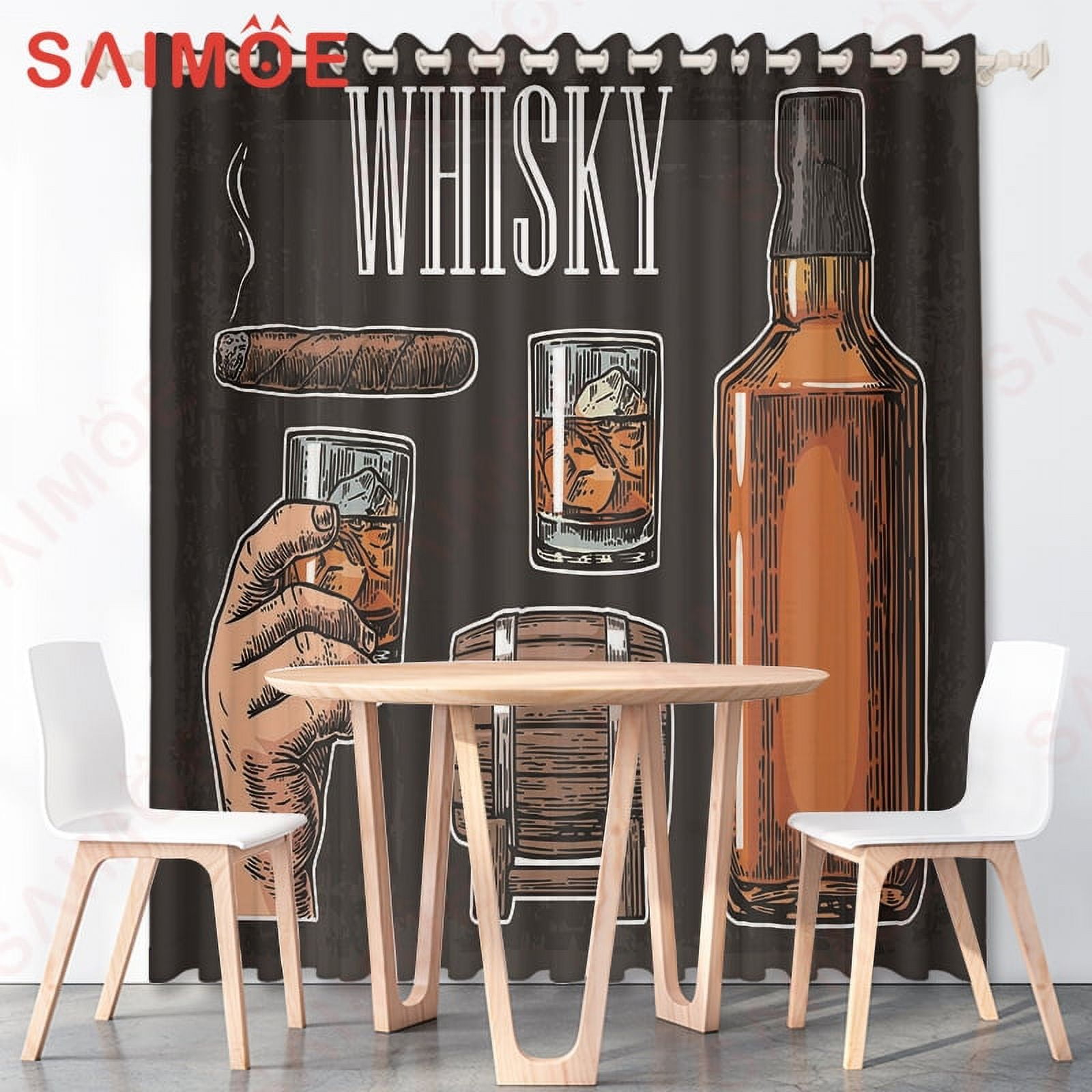 Anchor Glass Bottle Door Curtains for Doorway Privacy Closet Curtain ...