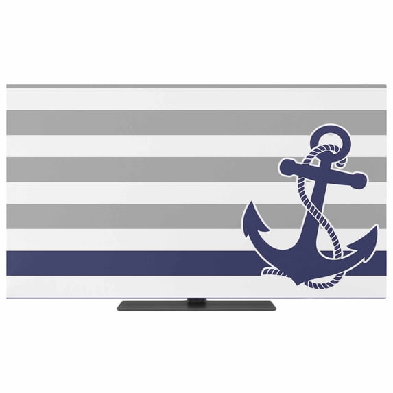Anchor Gray TV Dust Cover,Stretchable TV Screen Desktop Computer ...
