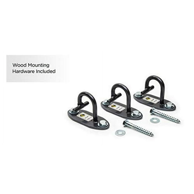 Anchor Gym Set of 3 Mini H1 Workout Wall Mount Solid Steel Anchors ...