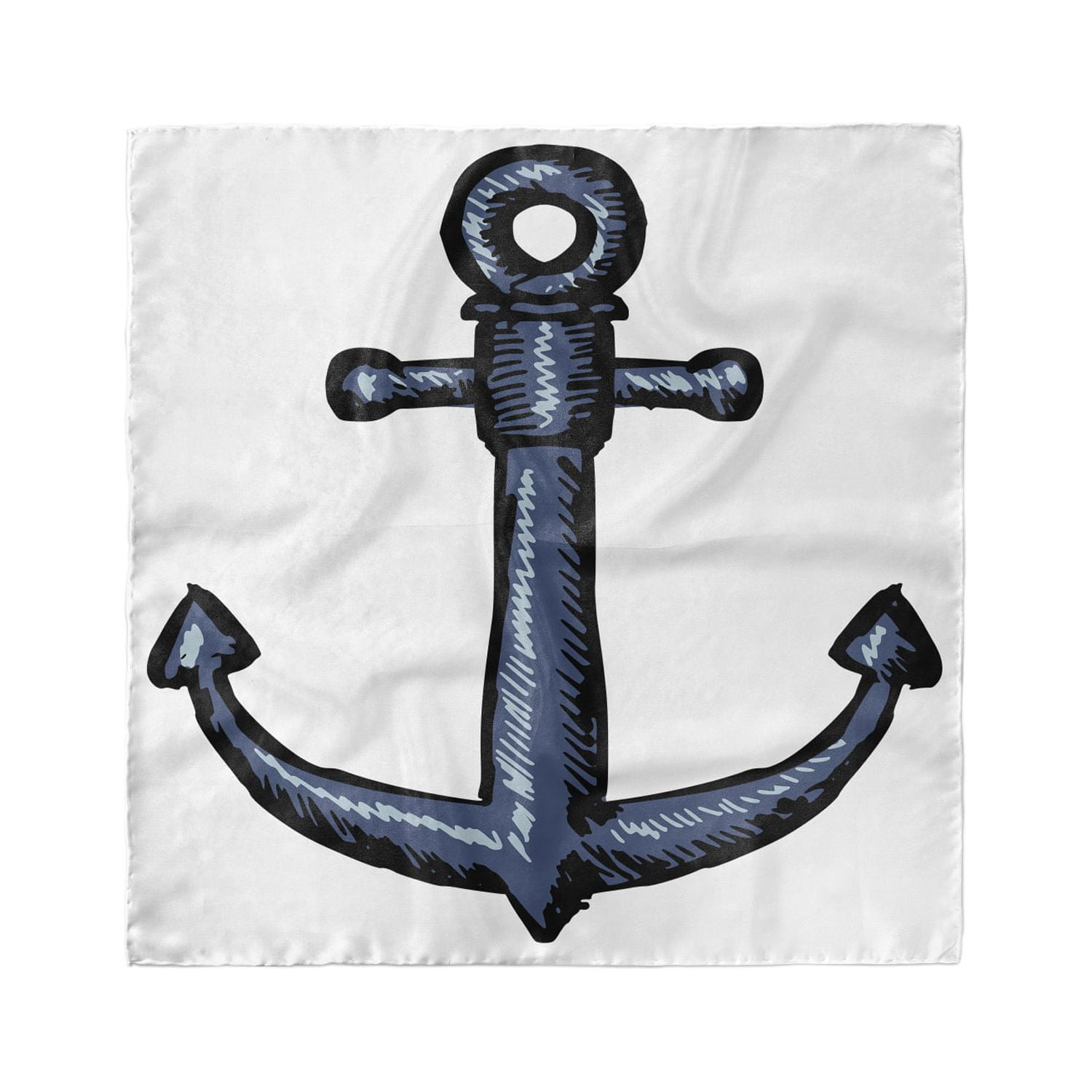 Anchor Head Scarf, Nautical Anchor Safety, Head Wrap, 3 Sizes, by ...