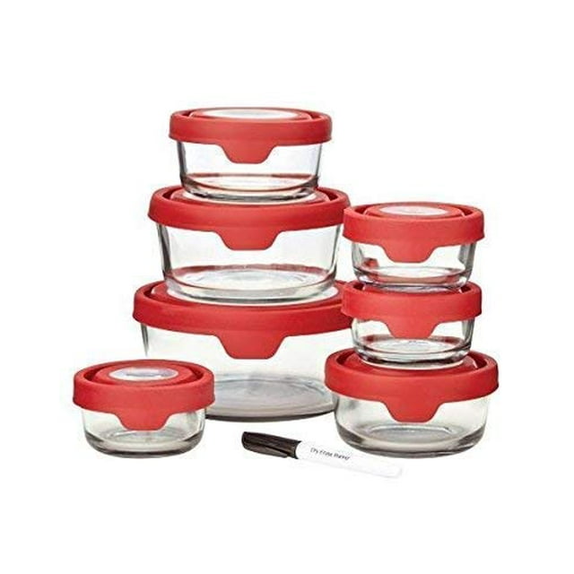 Anchor Hocking 15-piece Trueseal Storage Set C30 - Walmart.com