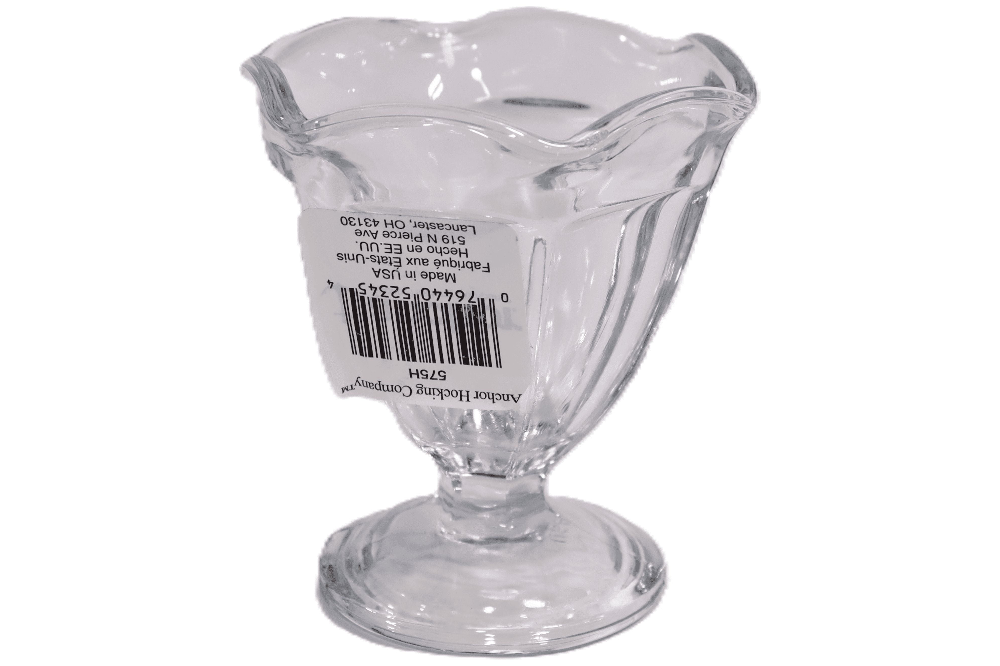 Anchor Hocking 77912 Footed Sherbet/Dessert Dish, Glass, 4.5-Ounce ...