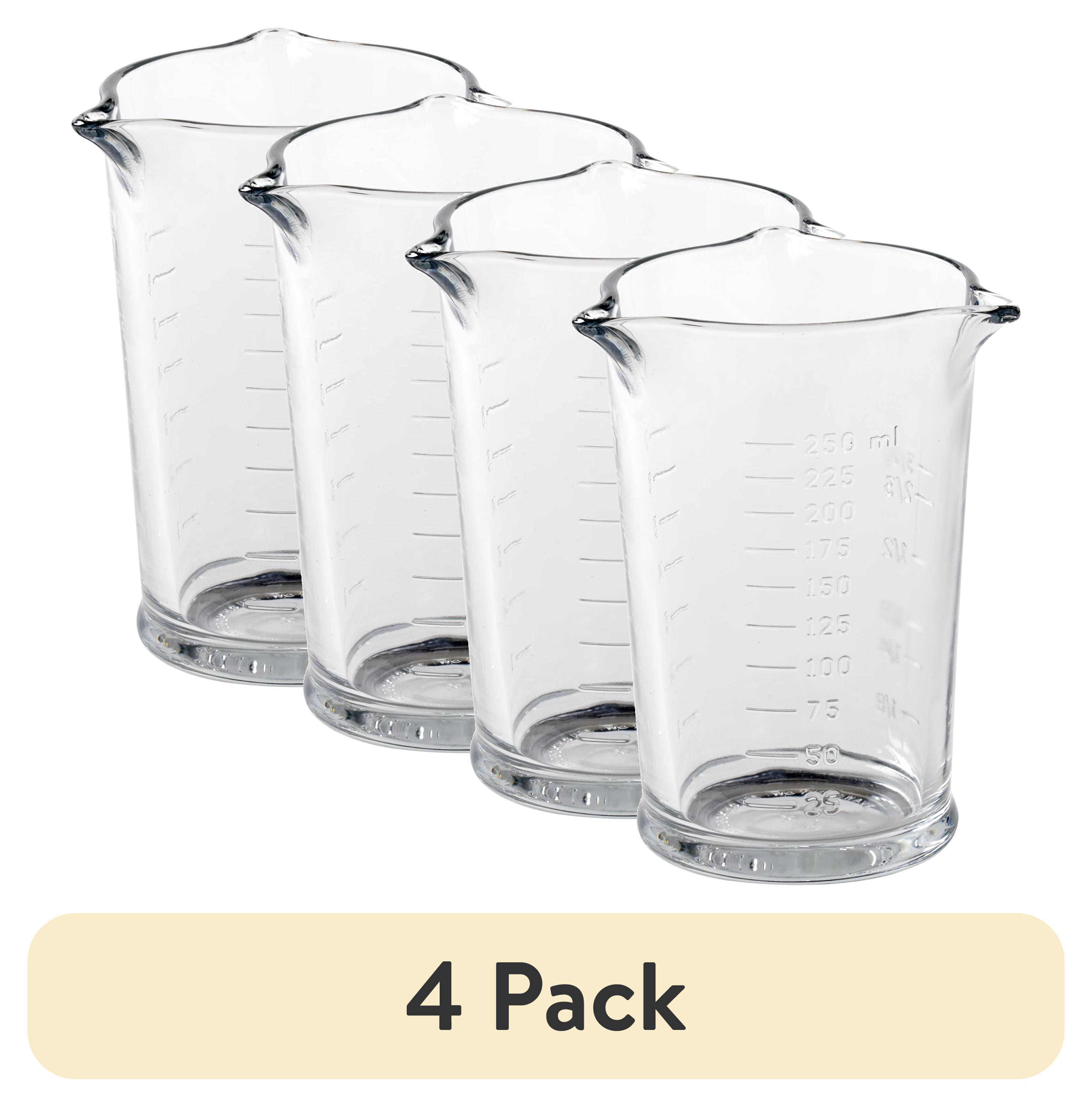 (4 pack) Anchor Hocking 8 Ounce Triple Pour Measuring Glass with ...