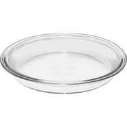 Pyrex Basics 9.5 inch Round Glass Pie Plate - Oven Safe Baking Dish ...