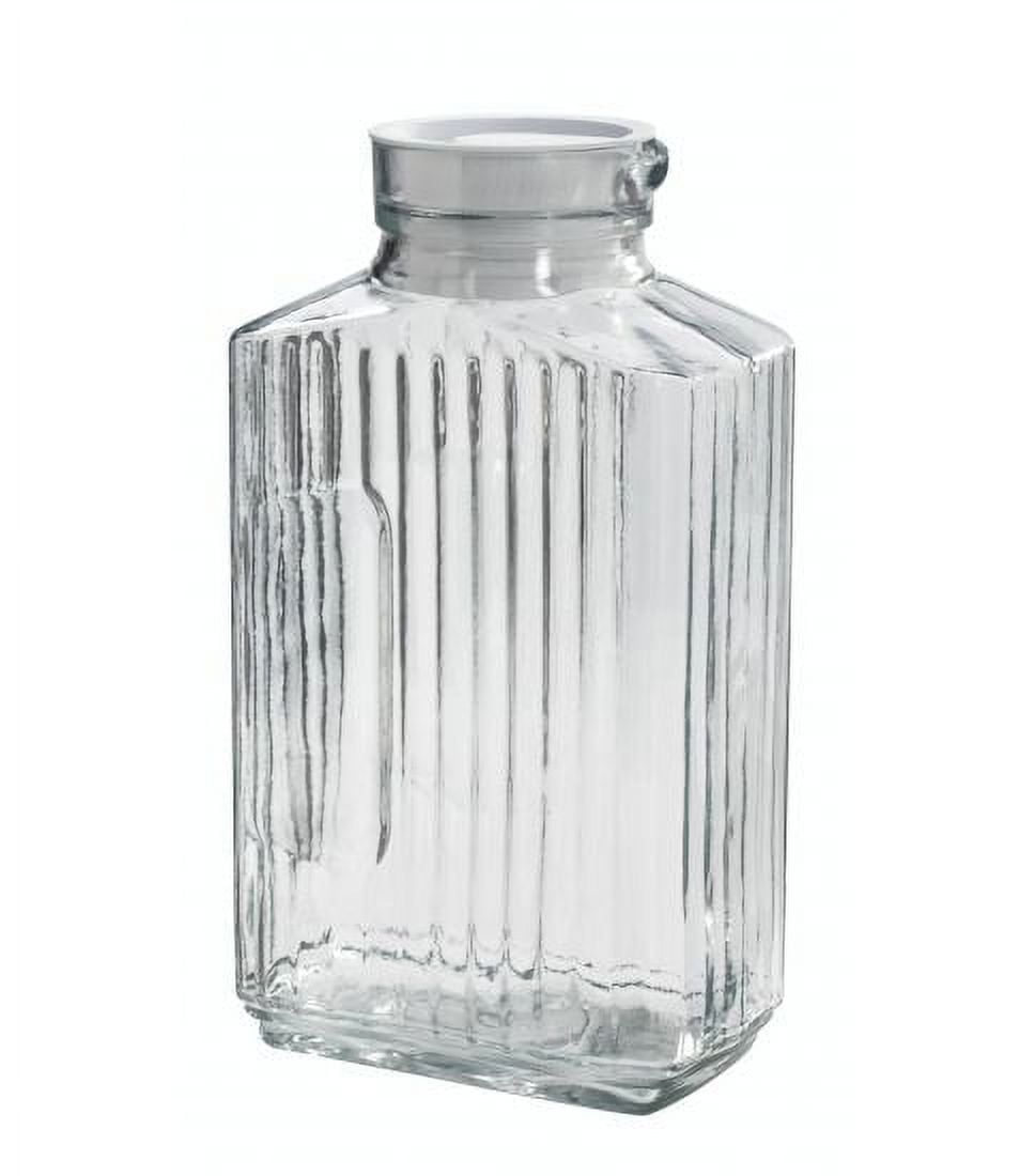 Anchor Hocking Bistro Large 64 Ounce Glass Pitcher, Serving Dishwasher ...