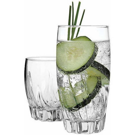 Anchor Hocking Central Park Glass Set, 16 Count - Walmart.com
