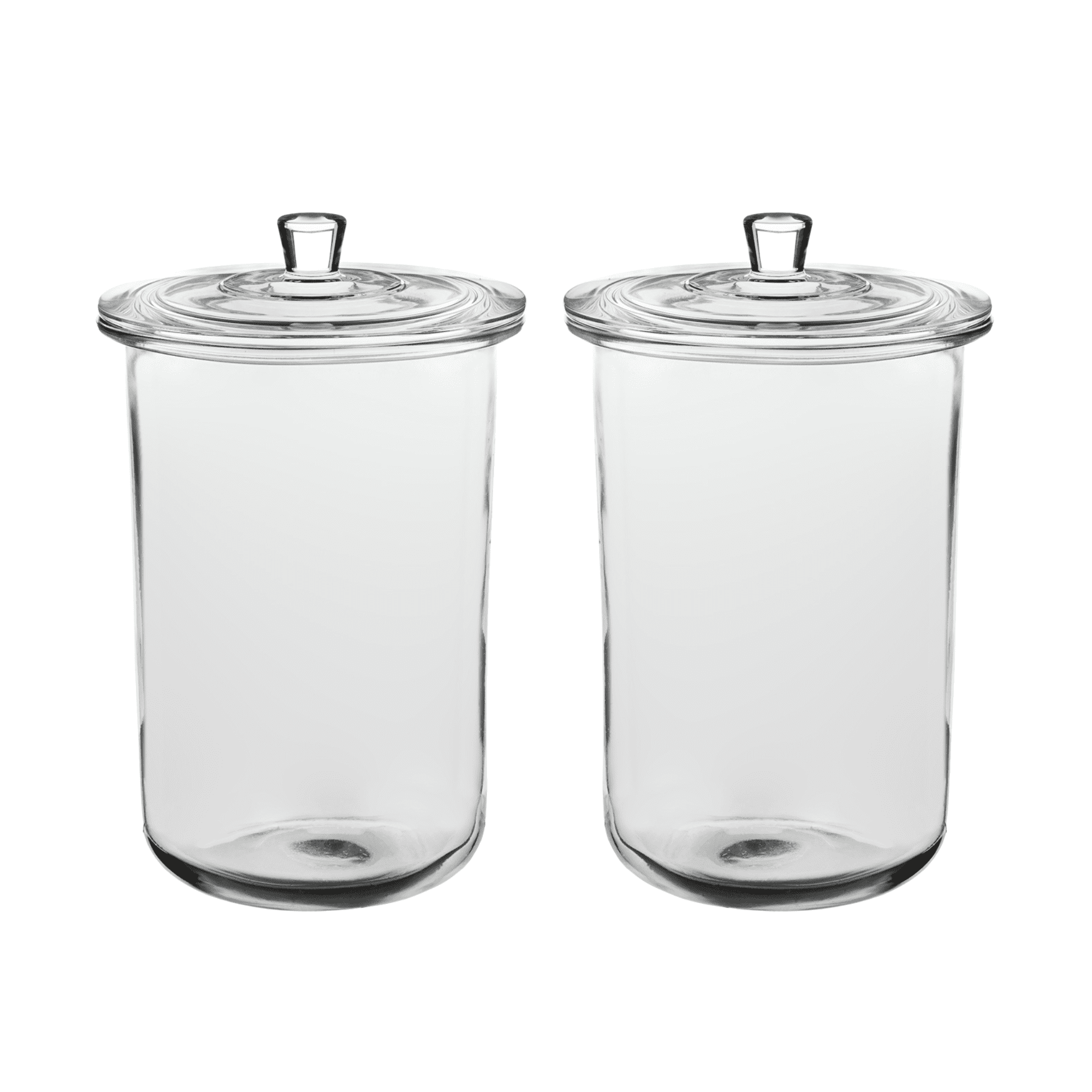 Anchor Hocking Goode Sundry 1 Gallon Glass Storage Jars with Lids, 2 ...