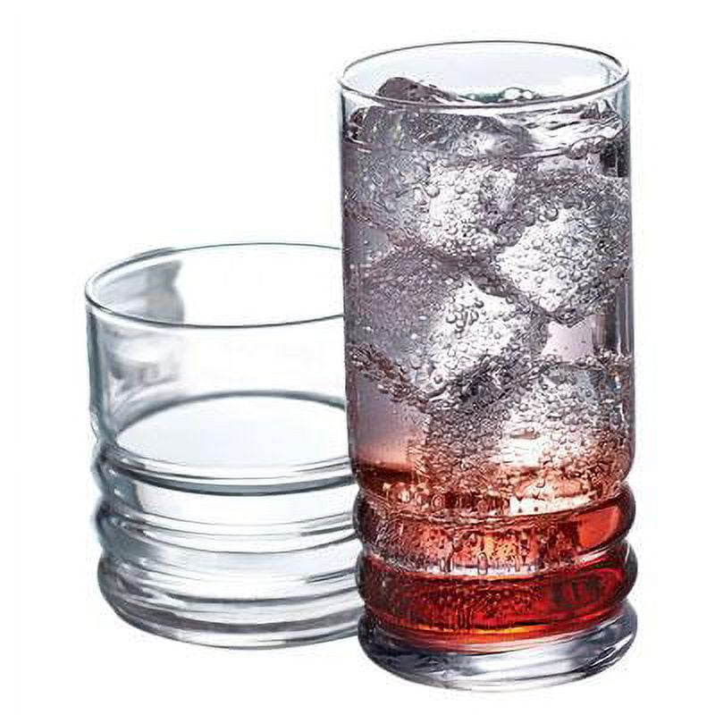 Anchor Hocking Haley Glass Set, 16 Piece - Walmart.com