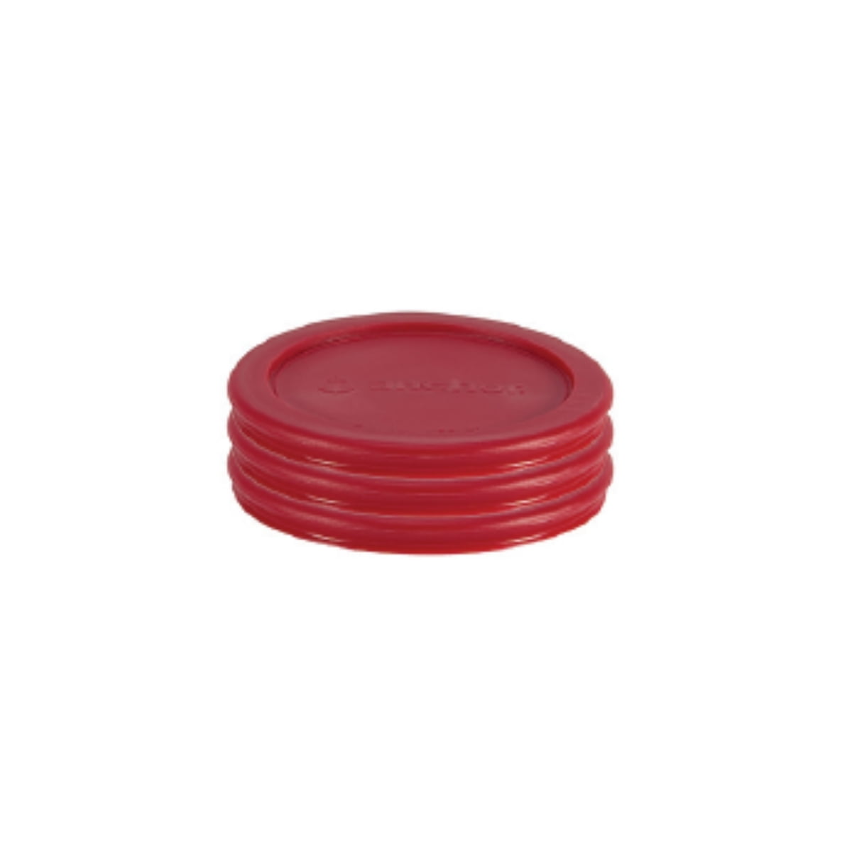 Anchor Hocking Red Replacement Lids for 2 Cup Food Storage Set, 3 Piece ...