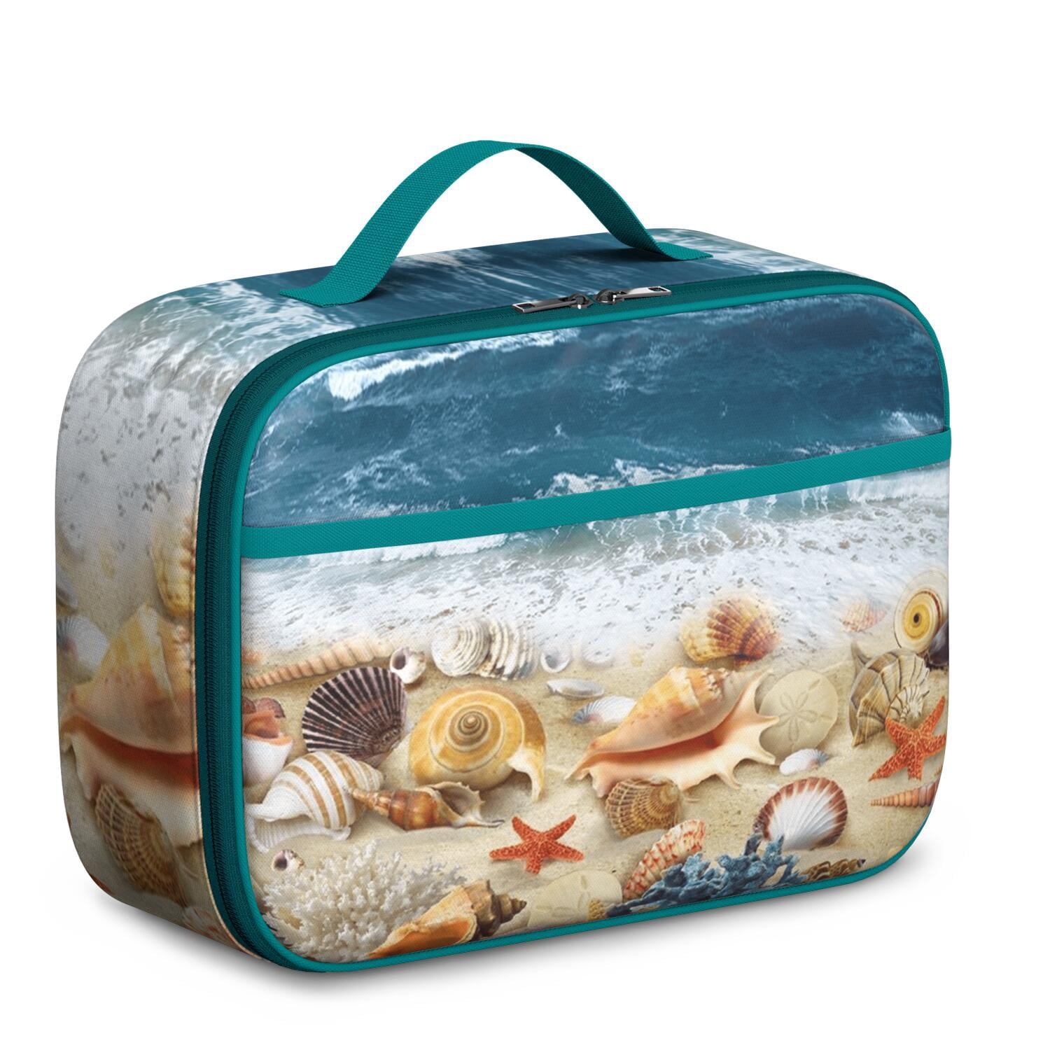 Anchor Lunch Bag – Starfish Beach Seashells Seahorse Fish Creatures ...