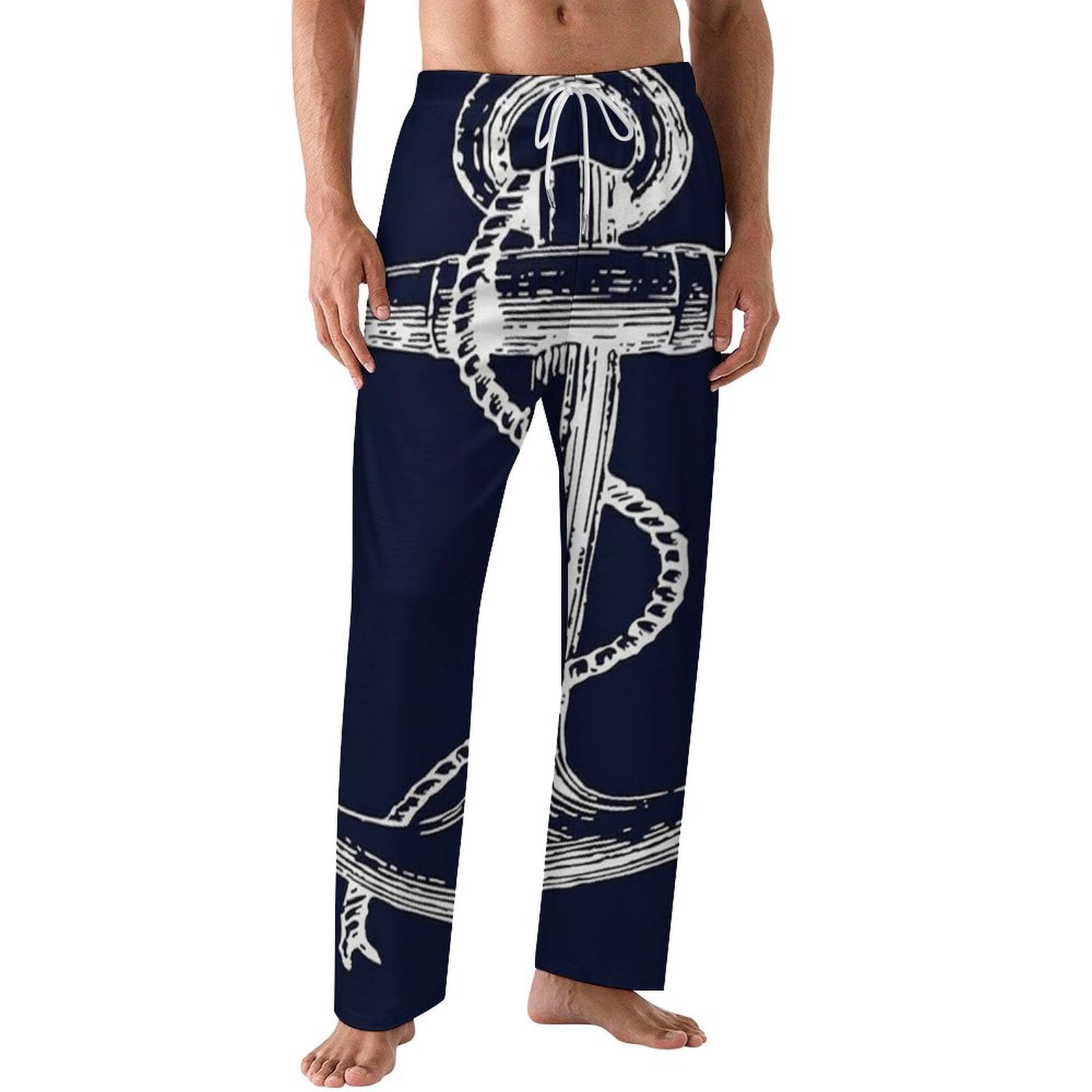 Anchor Mens Pajamas Pajama Pants Mens Sleepwear Lounge Sleep Bottoms ...