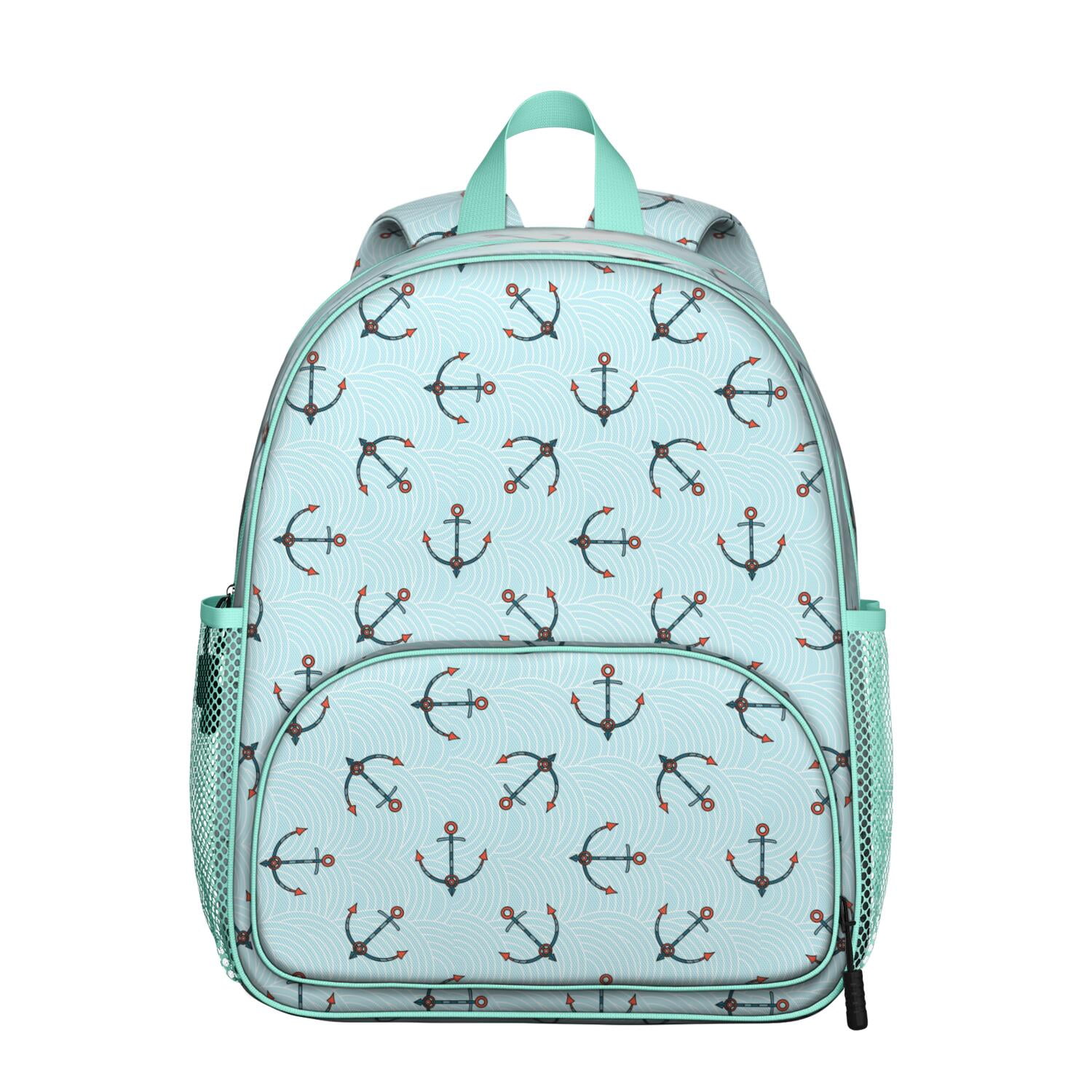 Anchor Nautical Student Backpack – Boat Sea Seaside Coastal Marine ...