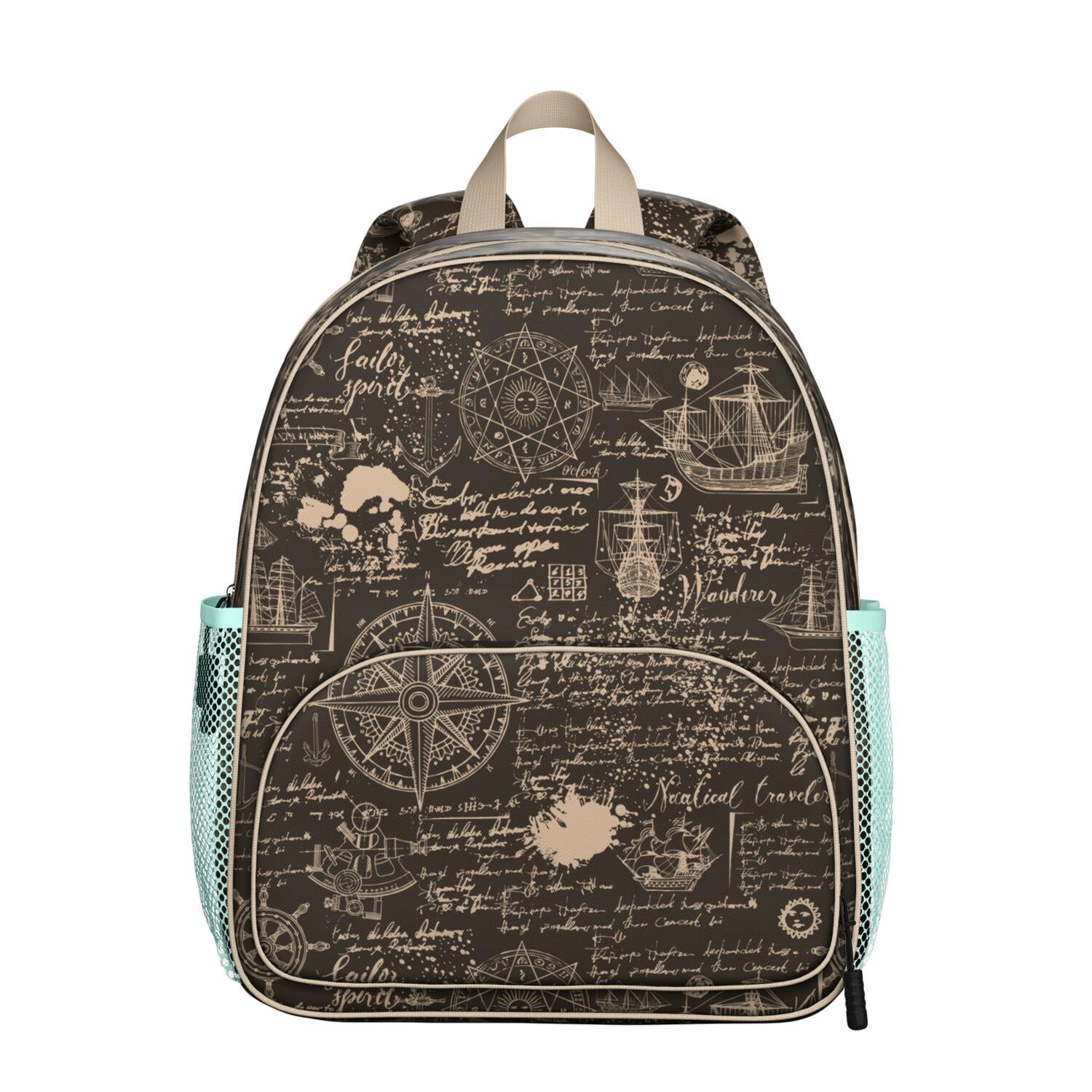 Anchor Nautical Student Backpack – Boat Sea Seaside Coastal Marine ...
