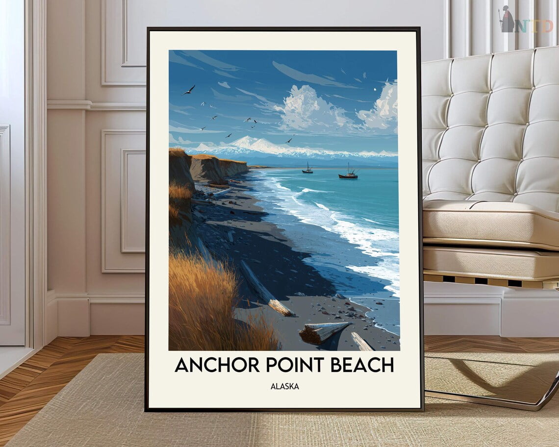 Anchor Point Kenai Peninsula Poster, Unframed Paper Poster 24x36in ...