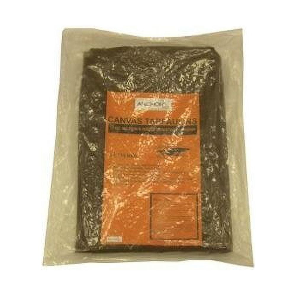 Anchor Products Protective Tarp, 20 ft L x 20 ft W, Green Canvas, EA ...