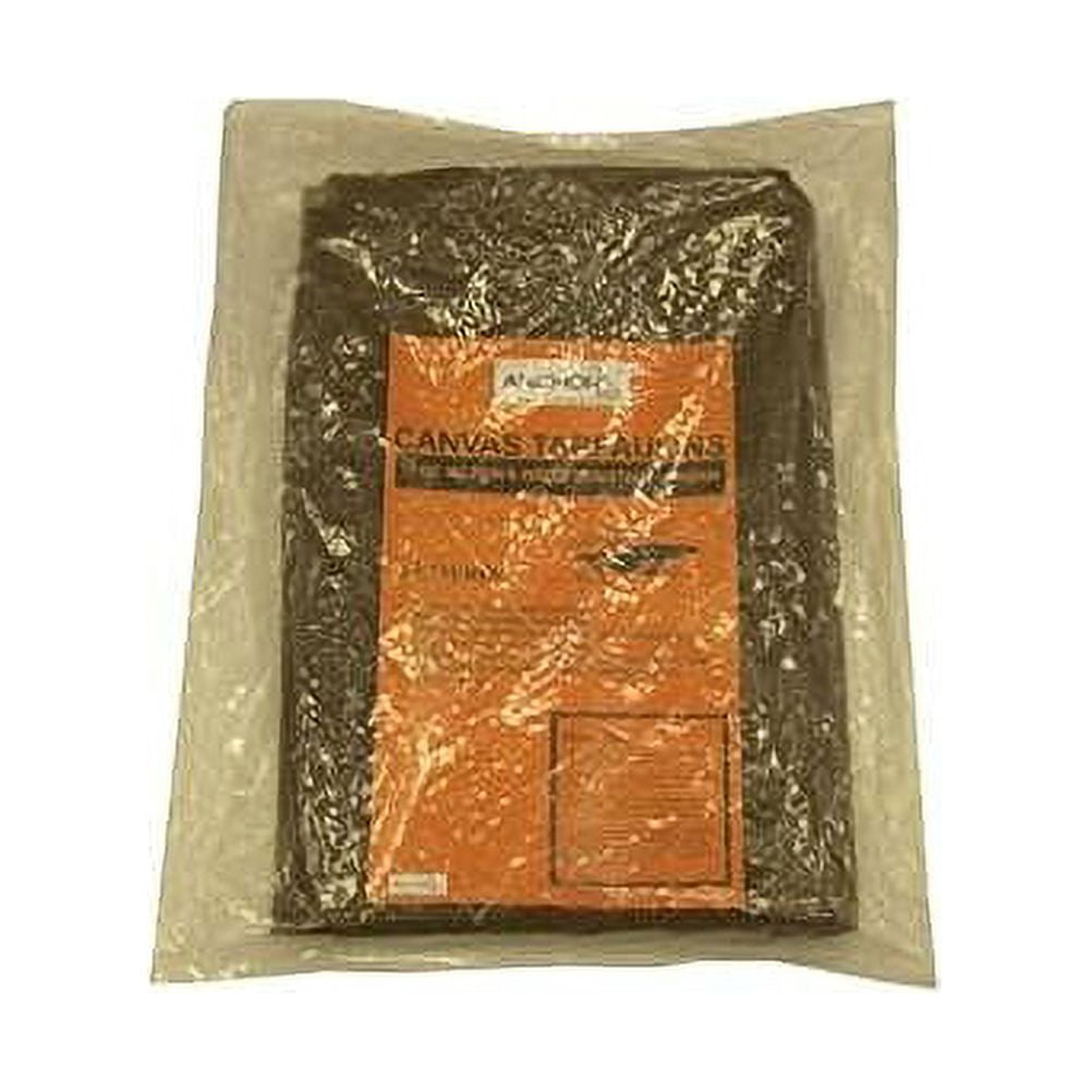 Anchor Products Protective Tarp, 30 ft L x 20 ft W, Green Canvas, EA ...