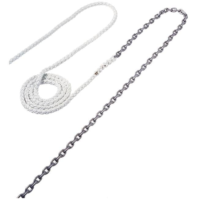 Anchor Rode - 15 ft.-0.31 in. Chain to 150 ft.-0.63 in. Nylon Brait ...