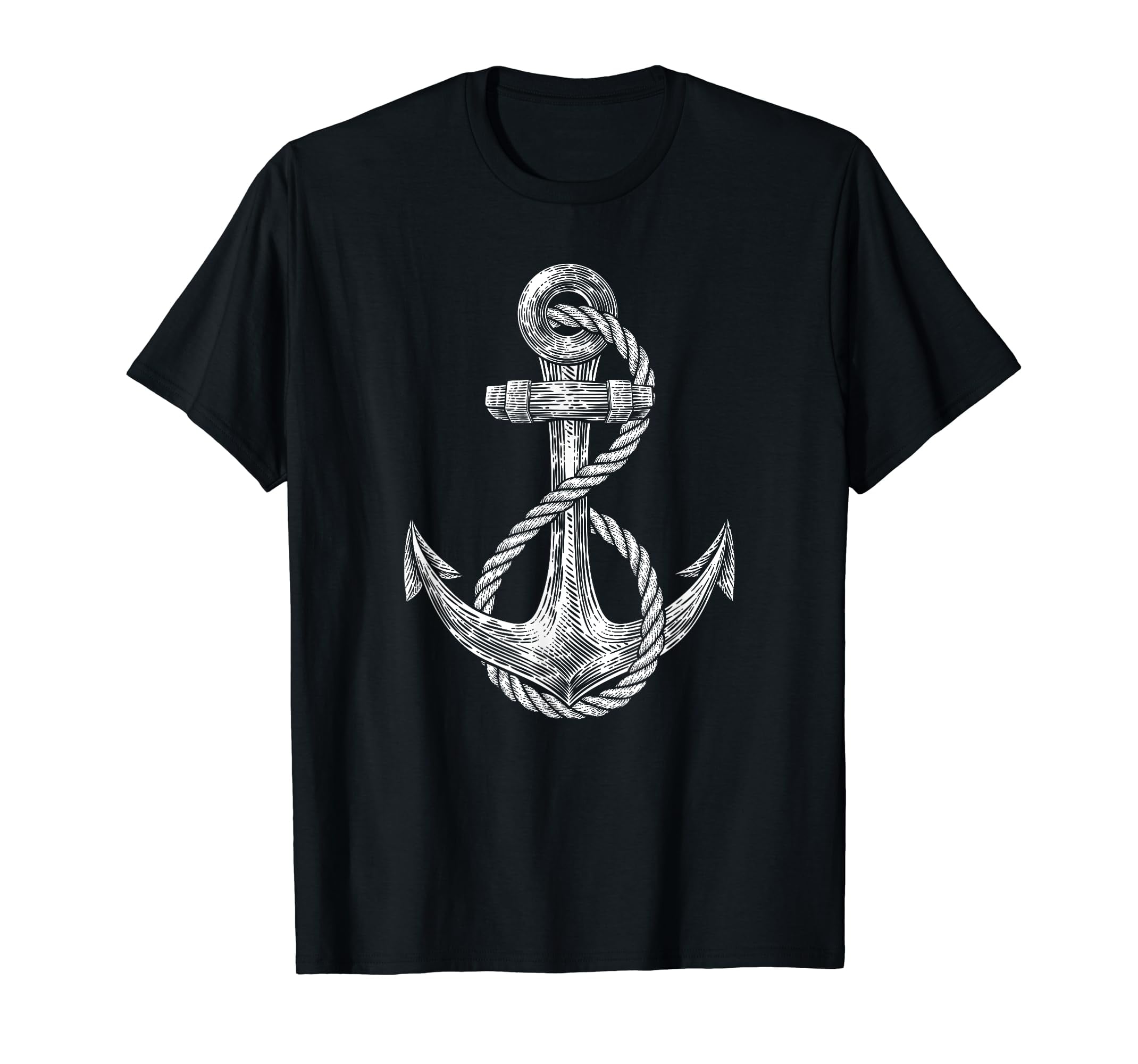 Anchor Rope Nautical Sailing Sail Sea T-Shirt - Walmart.com
