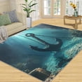 Anchor Rug, Nautical Marine Coastal Area Rugs for Bedroom, Sea ...