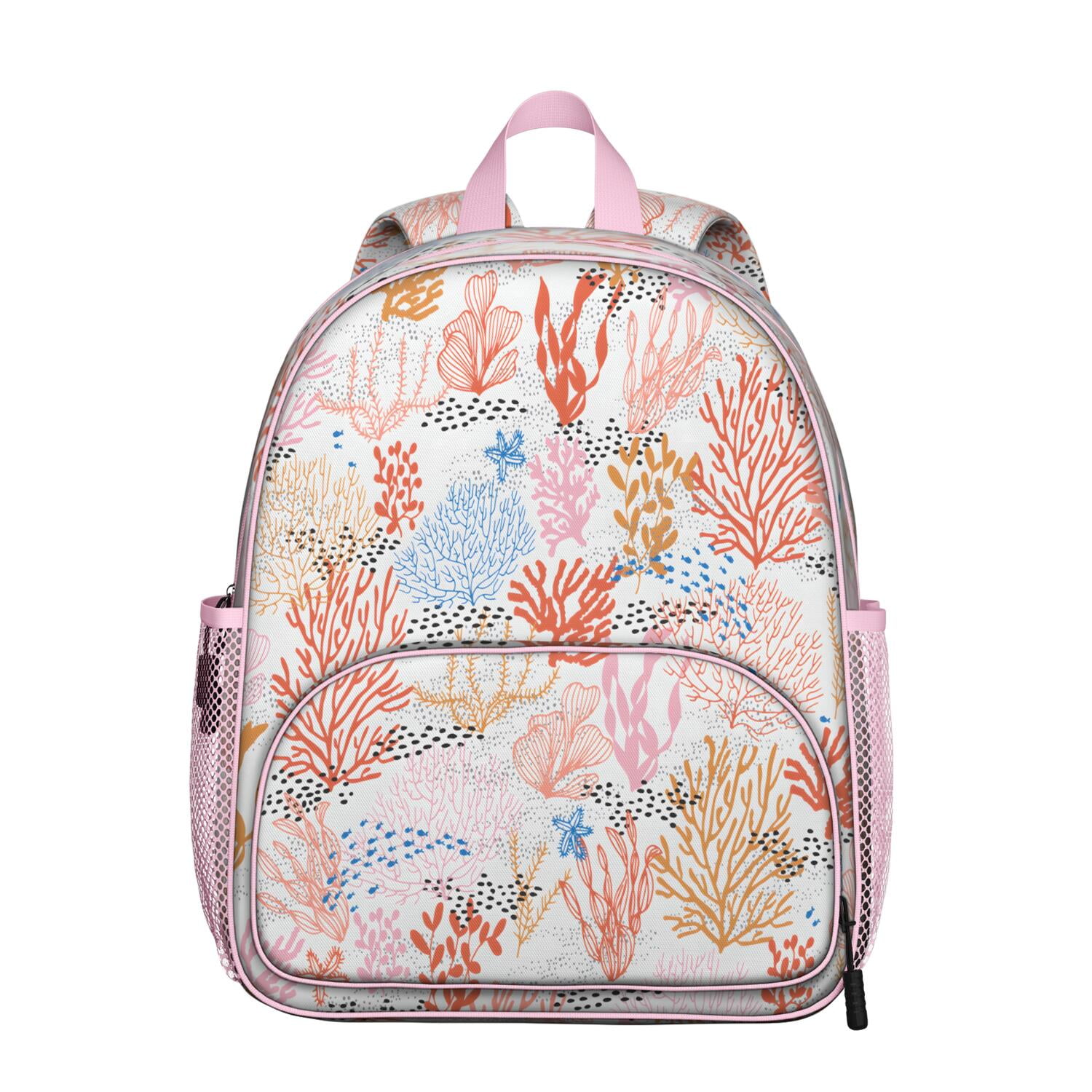 Anchor Starfish Student Backpack – Beach Seashells Seahorse Fish ...
