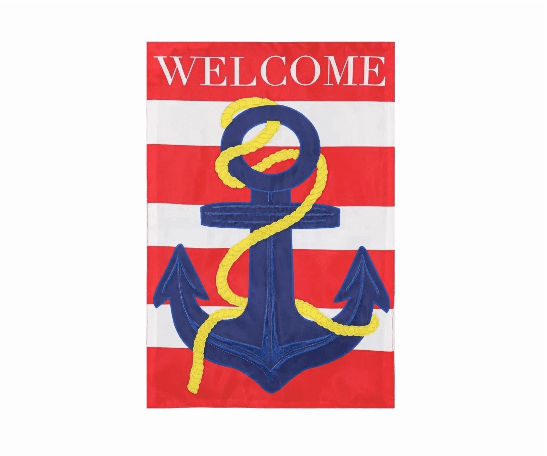 Anchor Stripe Flag 28x40 POLE NOT INCLUDED House Flag - Walmart.com