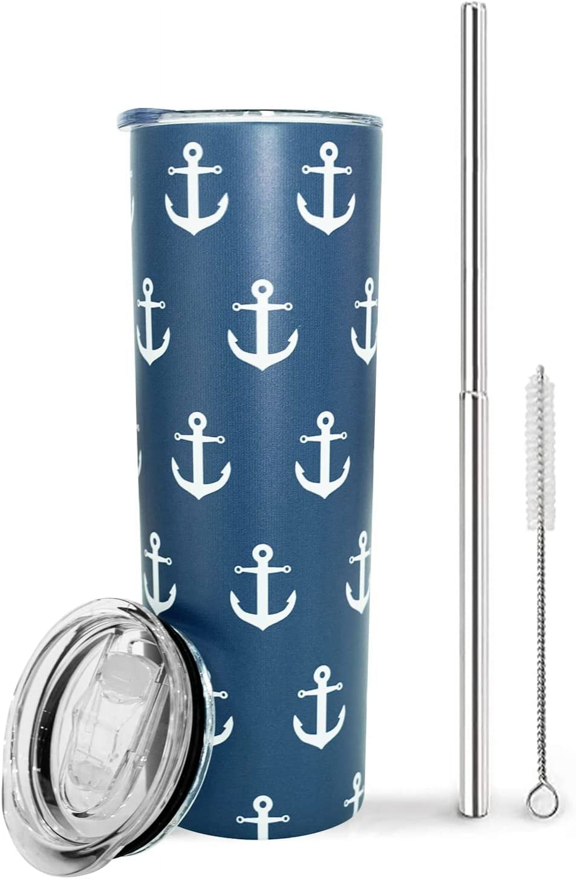 Anchor Tumbler-Boating Accessories for Boat,Lake Accessories for women-Beach Gifts,Boat gifts ...